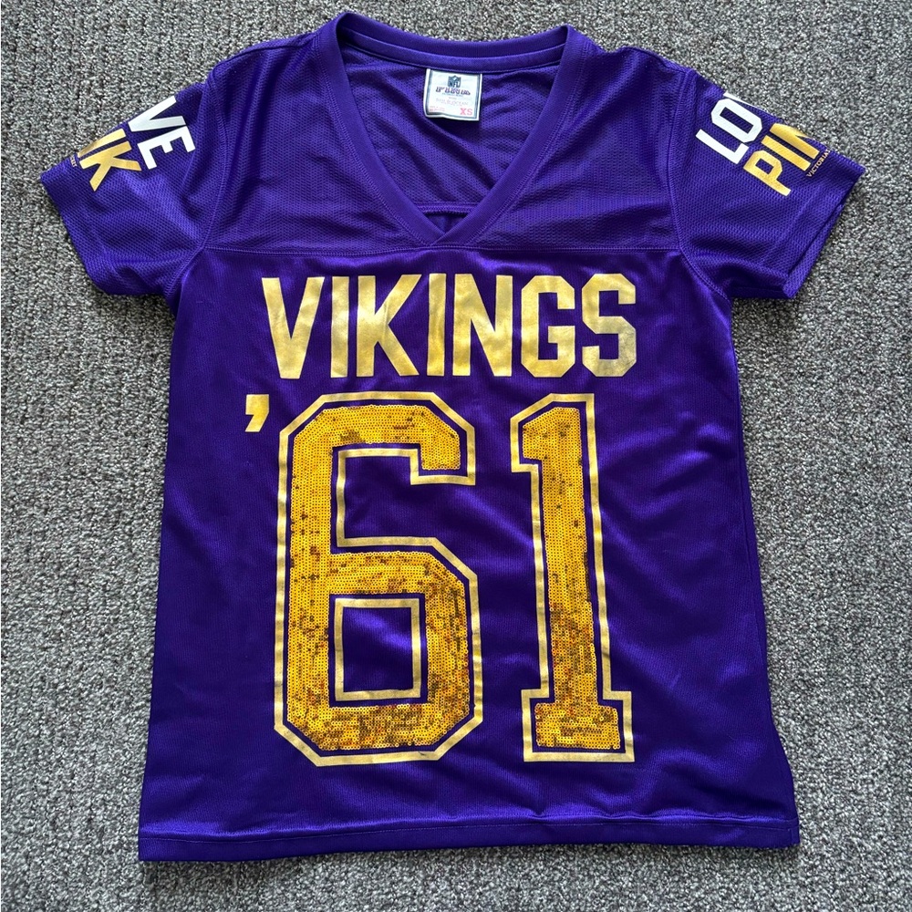 MN Vikings Sequin Jersey - Gem